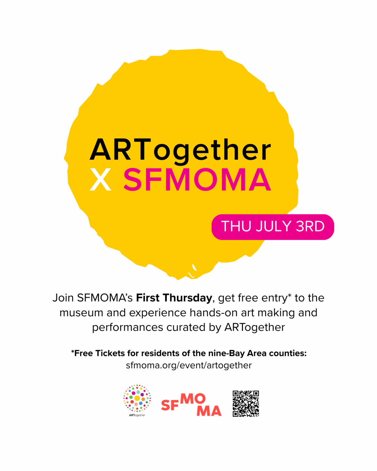 July 3rd – ARTogether at SFMOMA – ARTogether
